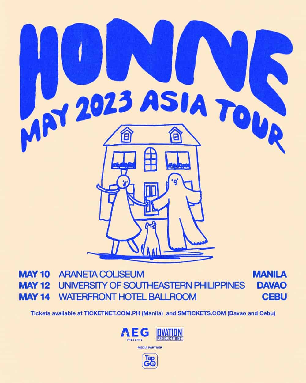 HONNE Announce May 2023 Asia Tour - Live on Stage PH
